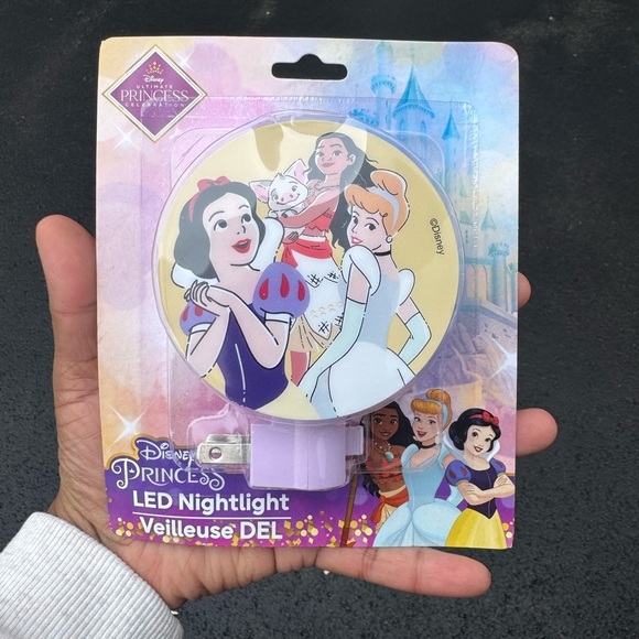 Disney | Other | Disney Princess Led Nightlight With Purple And Yellow ...